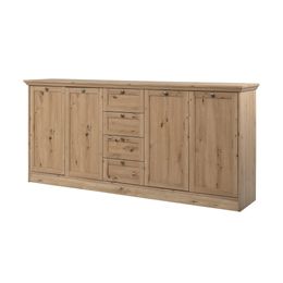 M&ouml;bel Kraft Sideboard holzfarben Ma&szlig;e (cm): B: 200 H: 90 T: 40.0 &raquo; M&ouml;bel Kraft