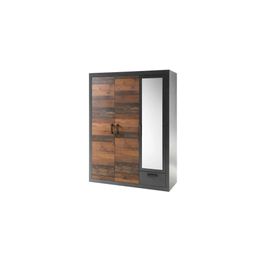 M&ouml;bel Kraft Kleiderschrank braun Ma&szlig;e (cm): B: 150 H: 201 T: 62.0 &raquo; M&ouml;bel Kraft