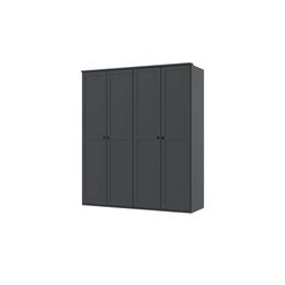 M&ouml;bel Kraft Dreht&uuml;renschrank schwarz Ma&szlig;e (cm): B: 180 H: 210 T: 58.0 &raquo; M&ouml;bel Kraft