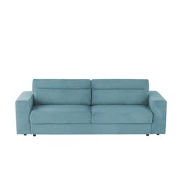 M&ouml;bel Kraft Big Sofa mit Schlaffunktion Branna t&uuml;rkis/petrol Ma&szlig;e (cm): B: 250 H: 101 T: 105.0 &raquo; M&ouml;bel Kraft