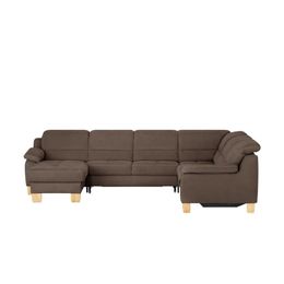 Kollektion Kraft Wohnlandschaft aus Mikrofaser Hanna braun Ma&szlig;e (cm): B: 322 H: 84 T: 264.0 &raquo; M&ouml;bel Kraft