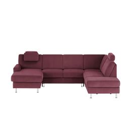 Kollektion Kraft Wohnlandschaft Mit verschiedenen Funktionen verf&uuml;gbar Jana lila/violett Ma&szlig;e (cm): B: 309 H: 87 T: 235.0 &raquo; M&ouml;bel Kraft
