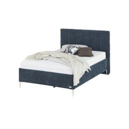 Wohnwert Polsterbett Tauris 2.0 - blau - Materialmix - 154 cm - 119 cm - M&ouml;bel Kraft