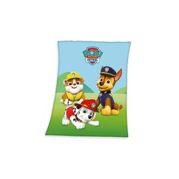 Herding Plaid Paw Patrol mehrfarbig Fleece Ma&szlig;e (cm): B: 130 H: 1 &raquo; M&ouml;bel Kraft