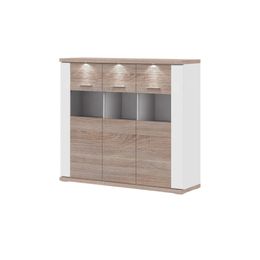 Primo Highboard Titan holzfarben Ma&szlig;e (cm): B: 146 H: 131 T: 42.0 &raquo; M&ouml;bel Kraft