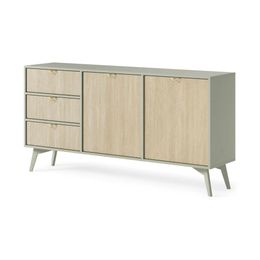 M&ouml;bel Kraft Sideboard gr&uuml;n Ma&szlig;e (cm): B: 158,3 H: 80,6 &raquo; M&ouml;bel Kraft