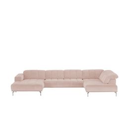 Kollektion Kraft Wohnlandschaft Sarina rosa/pink Ma&szlig;e (cm): B: 383 H: 75 T: 212.0 &raquo; M&ouml;bel Kraft
