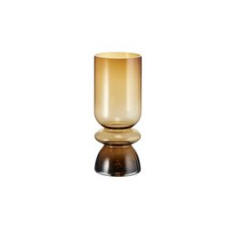 HOME STORY Vase braun Glas Ma&szlig;e (cm): H: 36 &Oslash;: 14.5 &raquo; M&ouml;bel Kraft