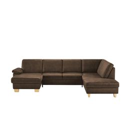 Kollektion Kraft Wohnlandschaft Kunstleder Samu braun Ma&szlig;e (cm): B: 316 H: 90 T: 235.0 &raquo; M&ouml;bel Kraft