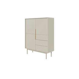M&ouml;bel Kraft Highboard beige Ma&szlig;e (cm): B: 104 H: 139,5 T: 39.0 &raquo; M&ouml;bel Kraft