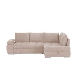 Twist Ecksofa Sky rosa/pink Ma&szlig;e (cm): B: 265 H: 89 T: 175.0 &raquo; M&ouml;bel Kraft
