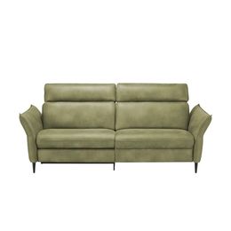Hukla Sofa 3-sitzig Solea gr&uuml;n Ma&szlig;e (cm): B: 224 T: 95.0 &raquo; M&ouml;bel Kraft