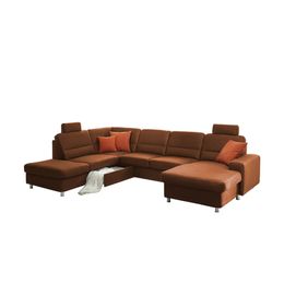 Kollektion Kraft Wohnlandschaft Steel Marc orange Ma&szlig;e (cm): B: 311 H: 85 T: 234.0 &raquo; M&ouml;bel Kraft