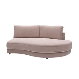 Jette Home Element Abschluss rund rechts in Cord Modulsofa Sila rosa/pink Ma&szlig;e (cm): B: 205 H: 85 T: 166.0 &raquo; M&ouml;bel Kraft