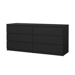 M&ouml;bel Kraft Sideboard schwarz Ma&szlig;e (cm): B: 153,8 H: 70,1 T: 50.0 &raquo; M&ouml;bel Kraft