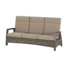 siena GARDEN Lounge-Sofa 3-sitzig Corido grau Ma&szlig;e (cm): B: 206 H: 103 T: 87.0 &raquo; M&ouml;bel Kraft