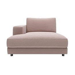 Jette Home Element Ottomane links in Cord Modulsofa Sila rosa/pink Ma&szlig;e (cm): B: 125 H: 85 T: 170.0 &raquo; M&ouml;bel Kraft