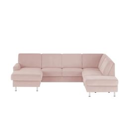 Kollektion Kraft Wohnlandschaft Mit verschiedenen Funktionen verf&uuml;gbar Jana rosa/pink Ma&szlig;e (cm): B: 309 H: 87 T: 235.0 &raquo; M&ouml;bel Kraft
