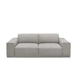 Gray & Jones Einzelsofa im Trendstoff Baltic Breeze grau Ma&szlig;e (cm): B: 216 H: 71 T: 101.0 &raquo; M&ouml;bel Kraft
