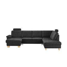 Kollektion Kraft Wohnlandschaft Kunstleder Samu schwarz Ma&szlig;e (cm): B: 316 H: 90 T: 235.0 &raquo; M&ouml;bel Kraft
