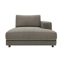 Jette Home Element Ottomane rechts in Feincord Modulsofa Sila grau Ma&szlig;e (cm): B: 125 H: 85 T: 170.0 &raquo; M&ouml;bel Kraft