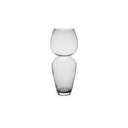 HOME STORY Vase grau Glas Ma&szlig;e (cm): B: 17 H: 41,5 &raquo; M&ouml;bel Kraft