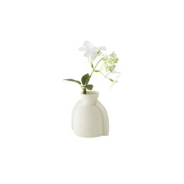 HOME STORY Vase creme Porzellan Ma&szlig;e (cm): H: 10,5 &Oslash;: 10.5 &raquo; M&ouml;bel Kraft