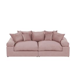 Smart Big Sofa Lionore rosa/pink Ma&szlig;e (cm): B: 242 H: 86 T: 121.0 &raquo; M&ouml;bel Kraft