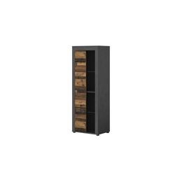 M&ouml;bel Kraft Vitrine schwarz Ma&szlig;e (cm): B: 60 H: 159 T: 35.0 &raquo; M&ouml;bel Kraft