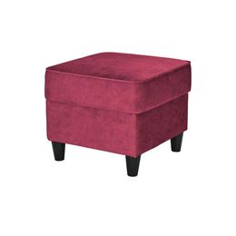 M&ouml;bel Kraft Hocker Kivana rot Ma&szlig;e (cm): B: 52 H: 45 T: 52.0 &raquo; M&ouml;bel Kraft