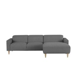 M&ouml;bel Kraft Ecksofa Leevke grau Ma&szlig;e (cm): B: 264 H: 102 T: 187.0 &raquo; M&ouml;bel Kraft
