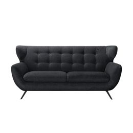 Jette Home Sofa aus Mikrofaser Mellow schwarz Ma&szlig;e (cm): B: 200 H: 94 T: 95.0 &raquo; M&ouml;bel Kraft
