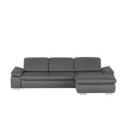 Kollektion Kraft Ecksofa aus Mikrofaser Kathrin grau Ma&szlig;e (cm): B: 309 H: 85 T: 195.0 &raquo; M&ouml;bel Kraft