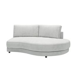Jette Home Element Abschluss rund rechts in Feincord Modulsofa Sila grau Ma&szlig;e (cm): B: 205 H: 85 T: 166.0 &raquo; M&ouml;bel Kraft