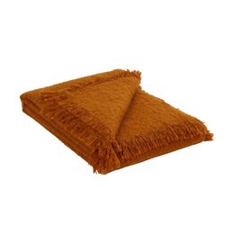 M&ouml;bel Kraft Plaid Boucl&eacute; orange Synthetik Ma&szlig;e (cm): B: 130 &raquo; M&ouml;bel Kraft