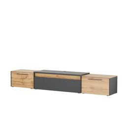 M&ouml;bel Kraft TV Lowboard grau Ma&szlig;e (cm): B: 276 H: 46 T: 50.0 &raquo; M&ouml;bel Kraft