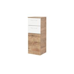 Smart Midischrank Onda holzfarben Ma&szlig;e (cm): B: 35 H: 90,5 T: 33.0 &raquo; M&ouml;bel Kraft