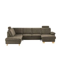 Kollektion Kraft Wohnlandschaft Kunstleder Samu grau Ma&szlig;e (cm): B: 316 H: 90 T: 235.0 &raquo; M&ouml;bel Kraft