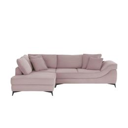 M&ouml;bel Kraft Ecksofa Trentino rosa/pink Ma&szlig;e (cm): B: 310 H: 98 T: 223.0 &raquo; M&ouml;bel Kraft