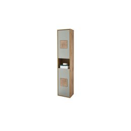 M&ouml;bel Kraft Hochschrank holzfarben Ma&szlig;e (cm): B: 40 H: 190 T: 30.0 &raquo; M&ouml;bel Kraft