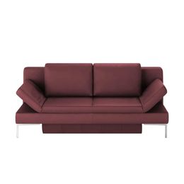M&ouml;bel Kraft Schlafsofa mit Sitz- und R&uuml;ckenfl&auml;che aus Echtleder Kenny rot Ma&szlig;e (cm): B: 204 H: 88 T: 91.0 &raquo; M&ouml;bel Kraft