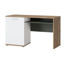 M&ouml;bel Kraft Schreibtisch holzfarben Ma&szlig;e (cm): B: 130 H: 74,5 T: 50.0 &raquo; M&ouml;bel Kraft