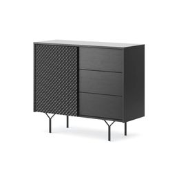 M&ouml;bel Kraft Sideboard schwarz Ma&szlig;e (cm): B: 97 H: 82,6 &raquo; M&ouml;bel Kraft