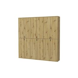M&ouml;bel Kraft Mehrzweckschrank-Set holzfarben Ma&szlig;e (cm): B: 183 H: 193 T: 34.0 &raquo; M&ouml;bel Kraft