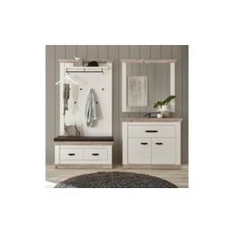 M&ouml;bel Kraft Garderobe wei&szlig; Ma&szlig;e (cm): B: 224 H: 201 T: 45.0 &raquo; M&ouml;bel Kraft