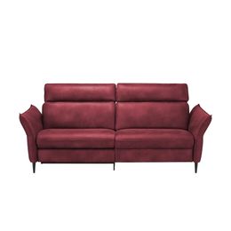 Hukla Sofa 3-sitzig Solea rot Ma&szlig;e (cm): B: 224 T: 95.0 &raquo; M&ouml;bel Kraft