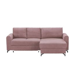 Primo Ecksofa Cord Latina rosa/pink Ma&szlig;e (cm): B: 232 H: 110 T: 156.0 &raquo; M&ouml;bel Kraft