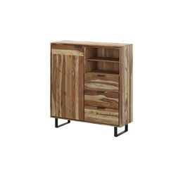 Gray & Jones Highboard Tierra Fuego 2.0 holzfarben Ma&szlig;e (cm): B: 125 H: 135 T: 43.0 &raquo; M&ouml;bel Kraft