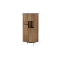 M&ouml;bel Kraft Highboard holzfarben Ma&szlig;e (cm): B: 75 H: 160 T: 42.0 &raquo; M&ouml;bel Kraft