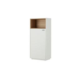 Jette Home Highboard Coruna wei&szlig; Ma&szlig;e (cm): B: 63 H: 142 T: 38.0 &raquo; M&ouml;bel Kraft